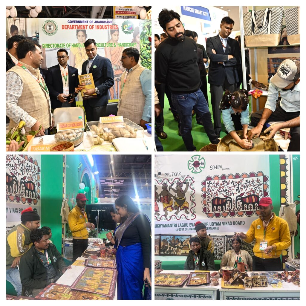 IITF 2025 में झारखंड की पारंपरिक कला का जादू: पैतकर, सोहराय और खादी बने ...